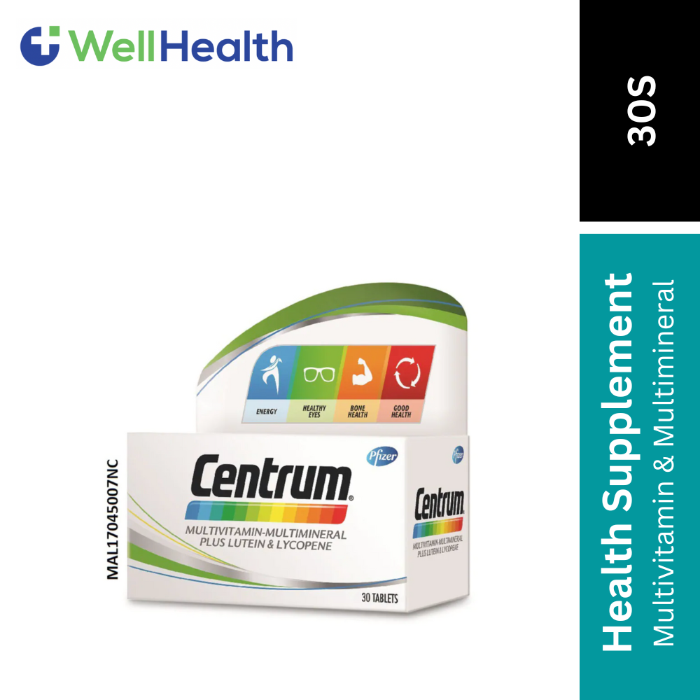 CENTRUM MULTIVITAMINS & MINERALS 30S