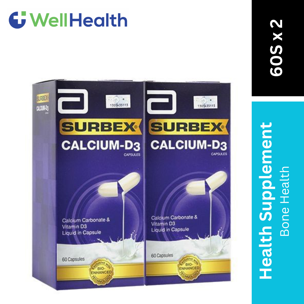 ABBOTT SURBEX CALCIUM D3 60SX2