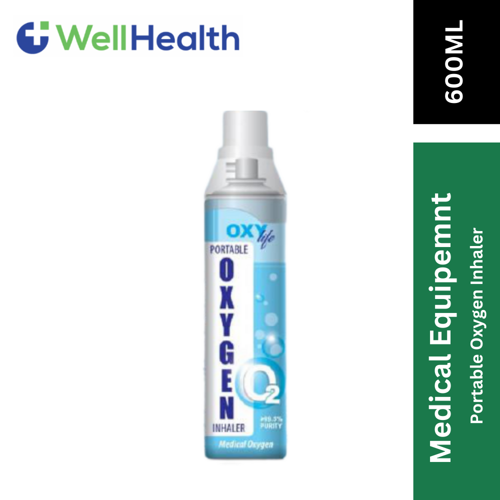OXYLIFE PORTABLE OXYGEN INHALER 600ML